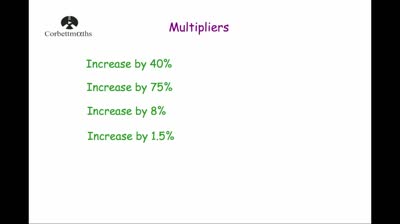 Multipliers Mov Corbettmaths