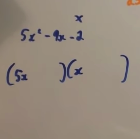 Factorising Quadratics 2 Video Corbettmaths