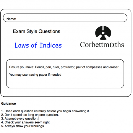 April 2018 – Corbettmaths