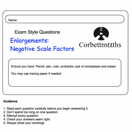 Practice Questions – Page 7 – Corbettmaths