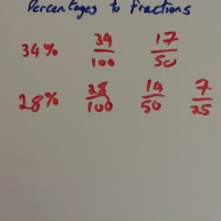 Percentages – Corbettmaths