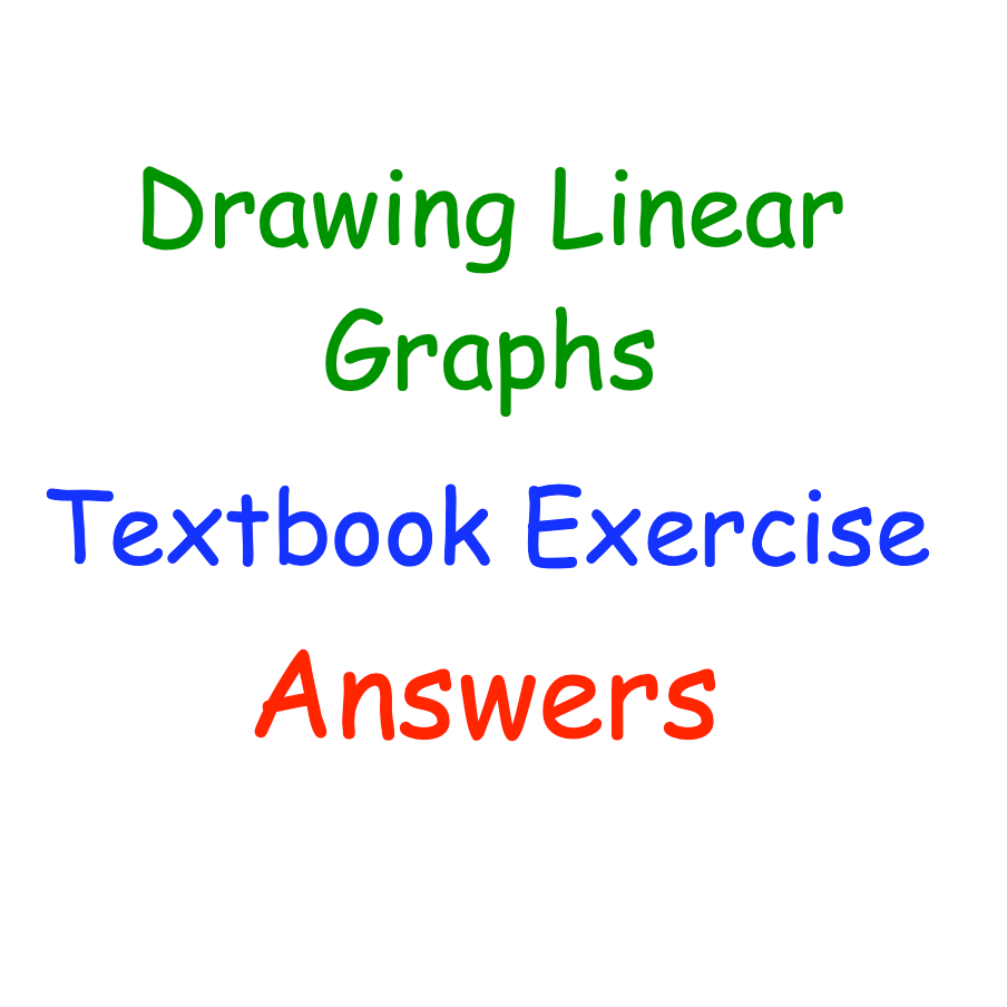 Drawing Linear Graphs Corbettmaths