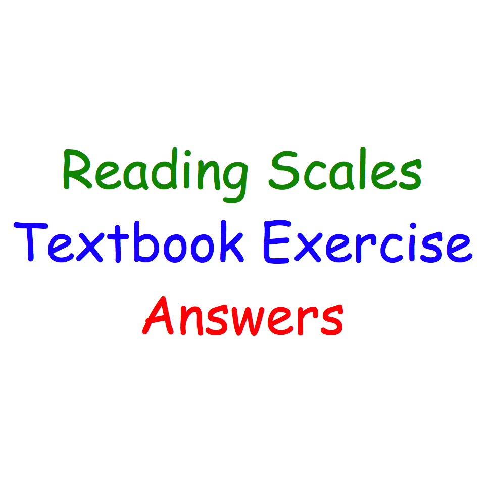 Reading Scales Textbook Answers – Corbettmaths